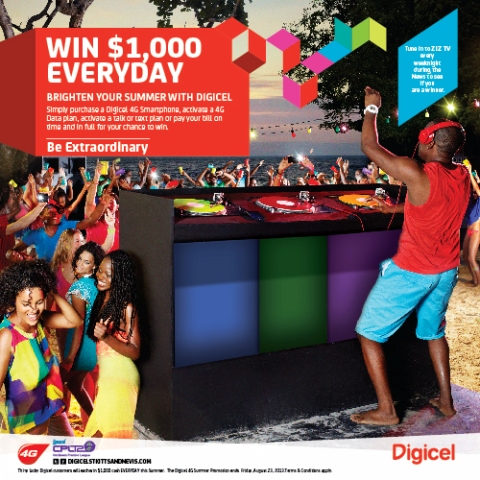 $30,000 To Be Won In Digicel’s 4g 30 Days of Summer Promotion ...