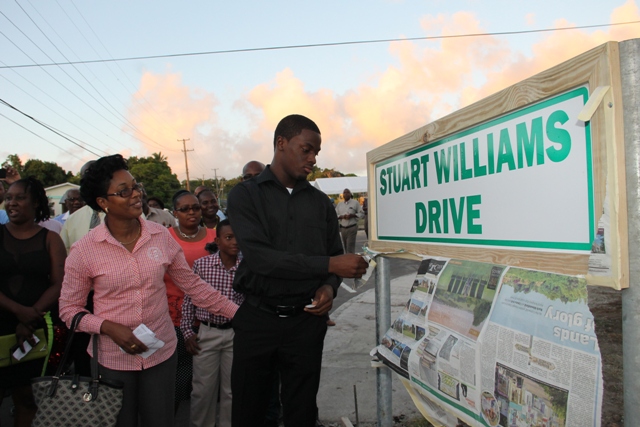 Stuart Williams Drive and Carl Tuckett Boulevard unveiled – NevisPages.com
