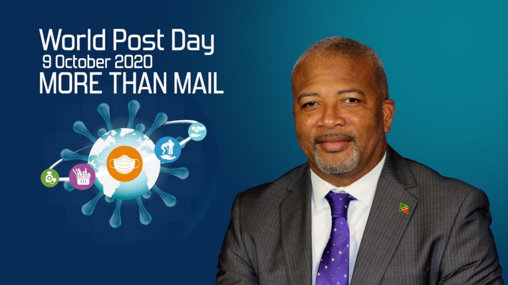 Minister of Posts on Nevis delivers address for World Post Day 2020 ...