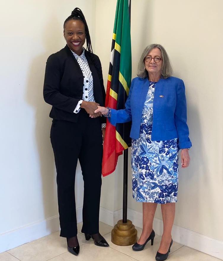 Premier Brantley receives courtesy call from US Ambassador H.E ...