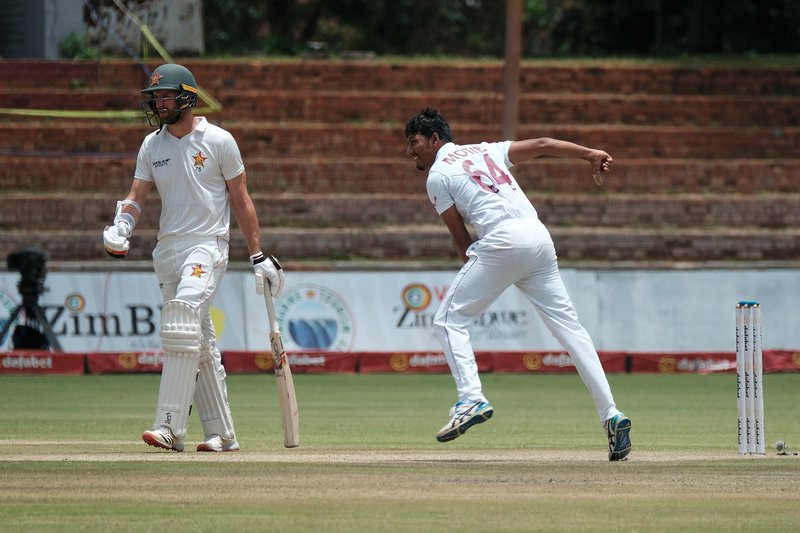 Motie In Seven-Heaven as He Spins Out Zimbabwe on Opening Day ...