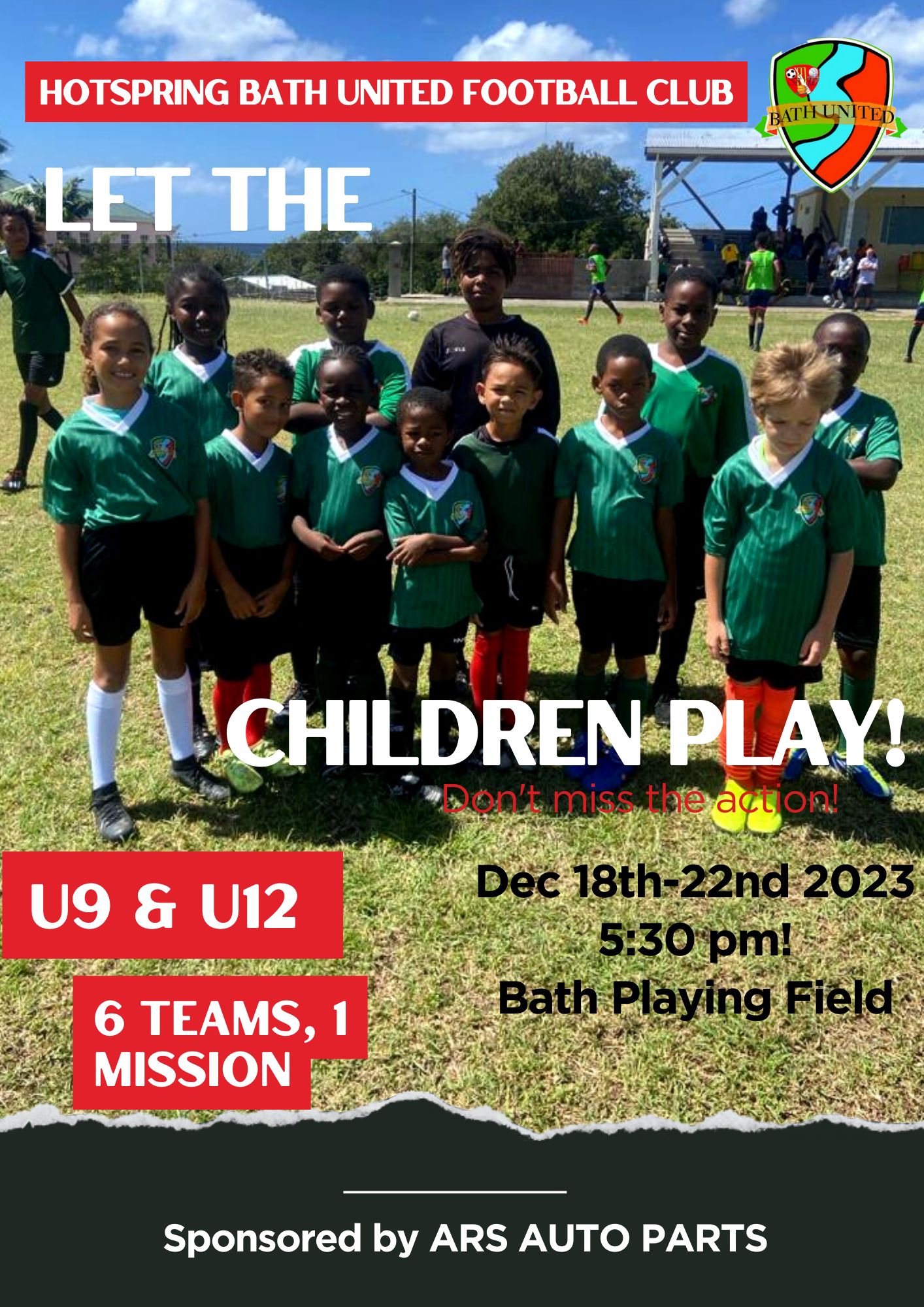 Football Bath United to Feature The Little Ones – NevisPages.com