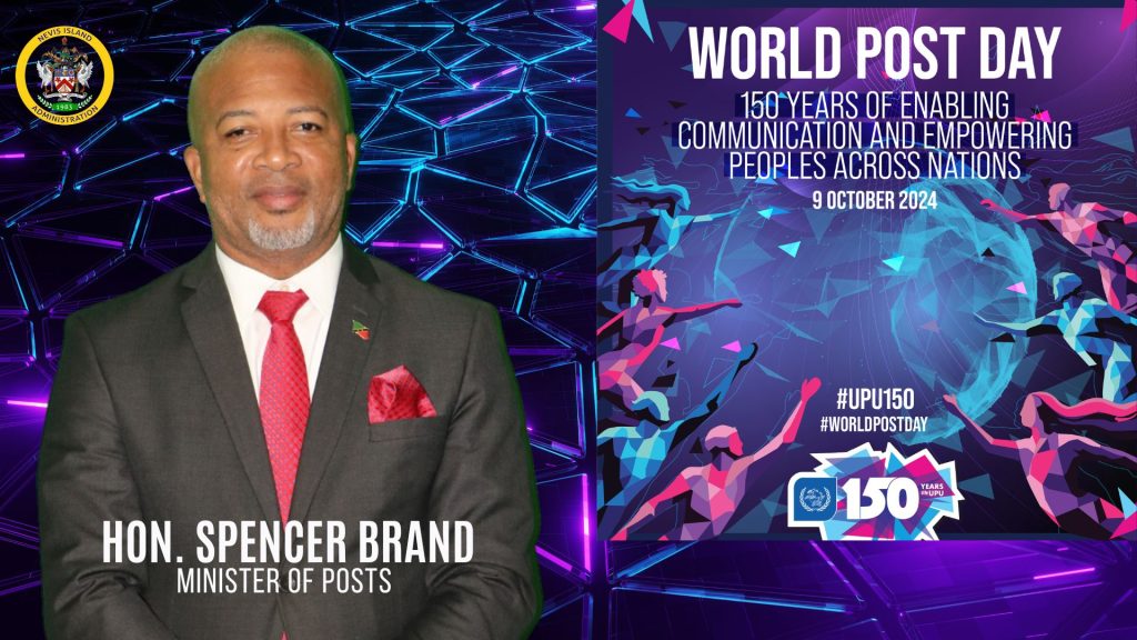 Honourable Spencer Brand Minister of Posts in the Nevis Island ...
