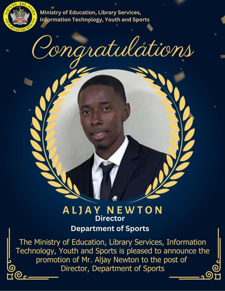 Congratulations Aljay Newton – NevisPages.com