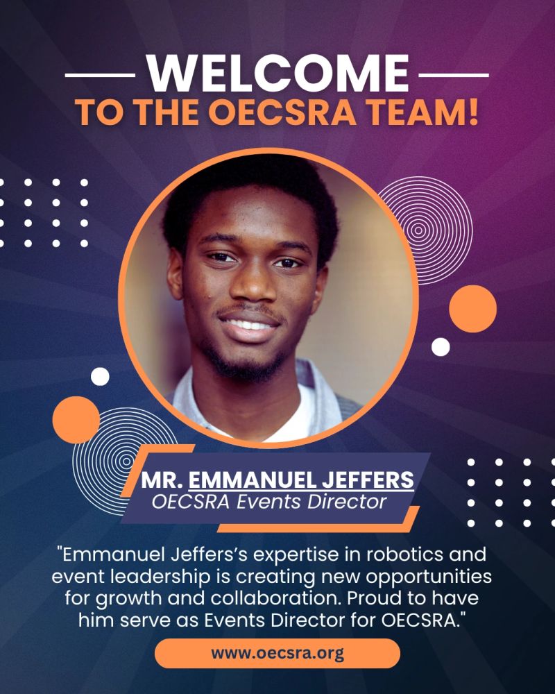 Mr Emmanuel Jeffers Apponted as OECSRA Events Director – NevisPages.com