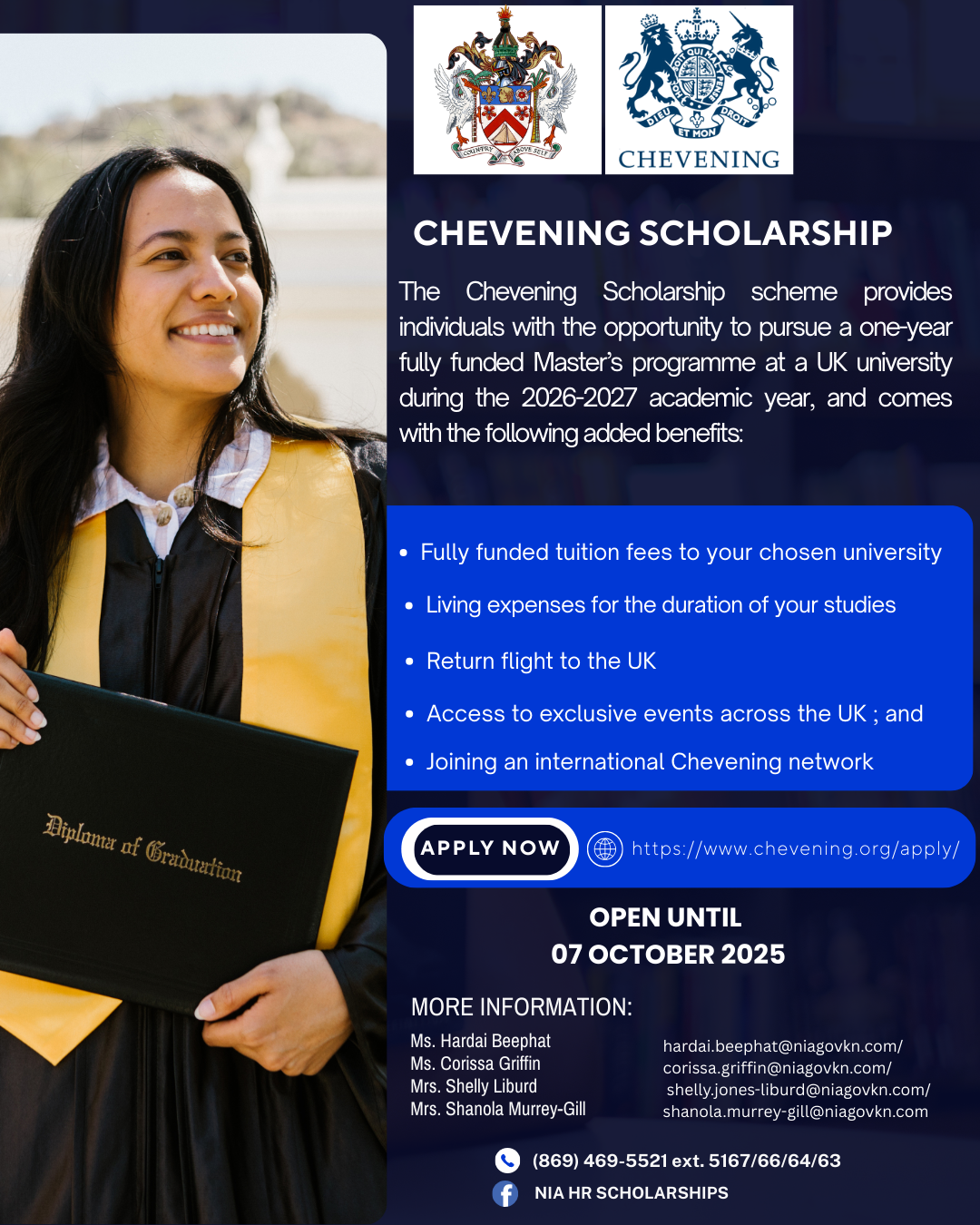 British High Commission UK Chevening Scholarships Academic Year 2026 ...